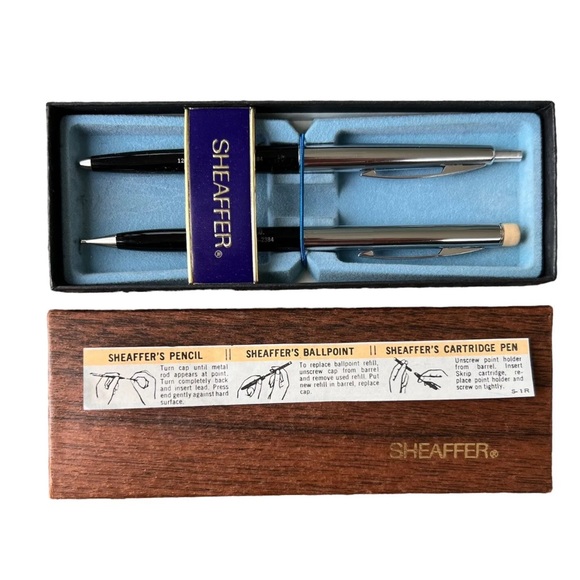 Sheaffer | Office | Vintage Sheaffer Pencil Pen Set Plastic With ...